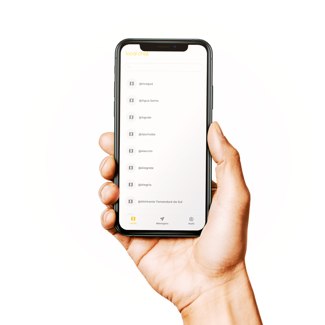 Local Chat - Grupos por Localização